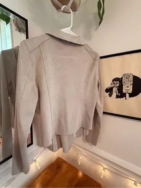 Blank NYC | Jackets & Coats | Blank Nyc Cream Suede Jacket | Poshmark